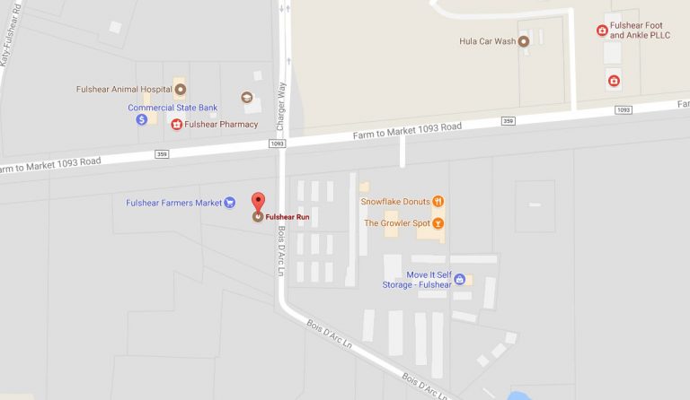 Fulshear-Map - Fulshear Run